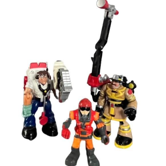 Mattel | Toys | Mattel Vintage Rescue Heroes Perry Medic Billy Blazes ...